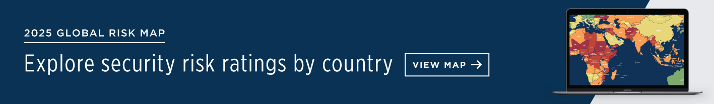 The Most Dangerous Countries in the World by Region (2025)