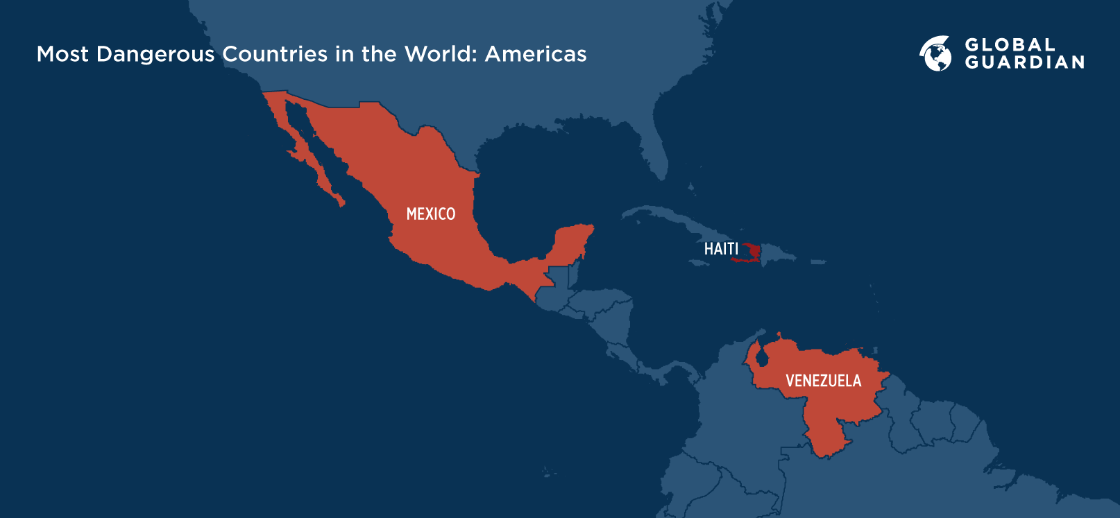 The Most Dangerous Countries in the World by Region (2025)