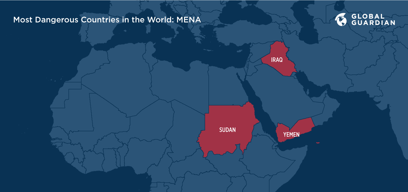 The Most Dangerous Countries in the World by Region (2025)