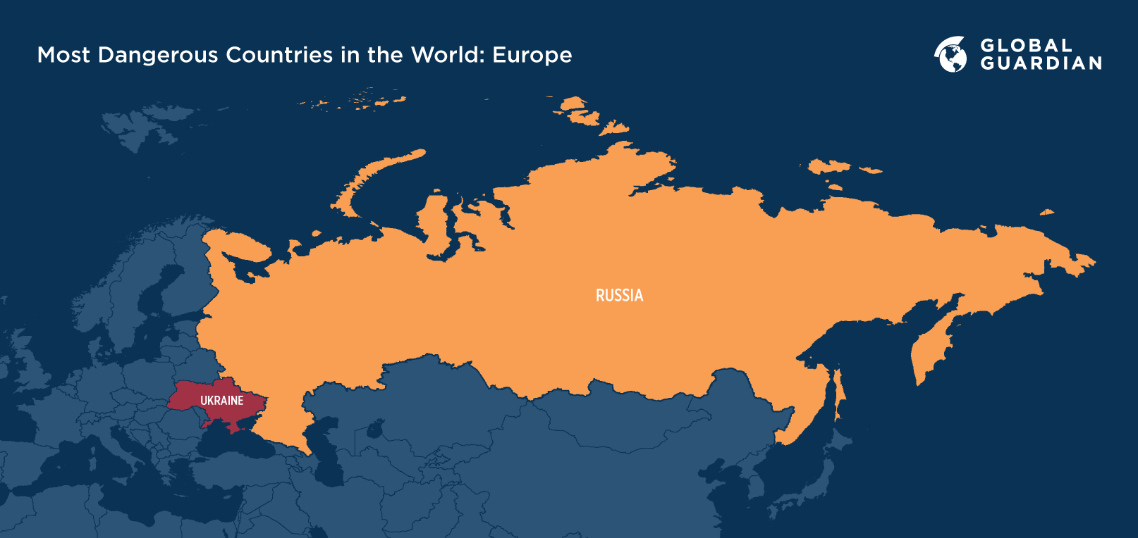 The Most Dangerous Countries in the World by Region (2025)