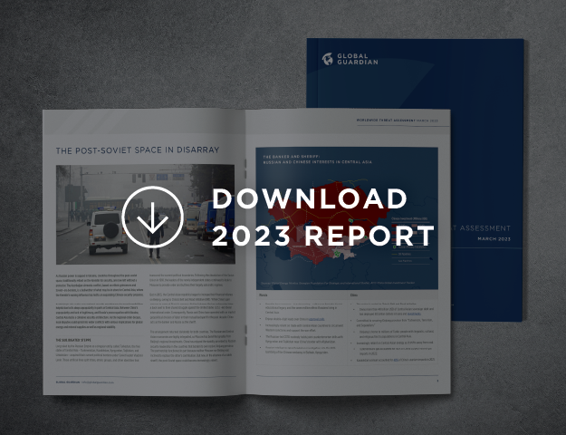 Download Global Guardian's 2025 Worldwide Threat Assessment